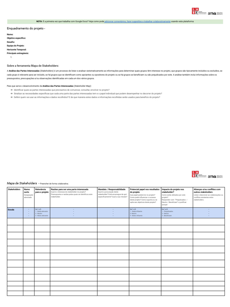 Mapa-de-Stakeholders | PDF | Partes interessadas (corporativo)
