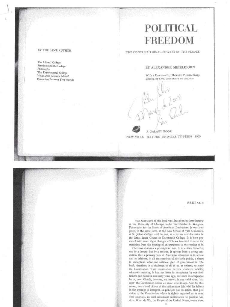 Political Freedom and the Constitution | PDF | Justice | Crime & Violence