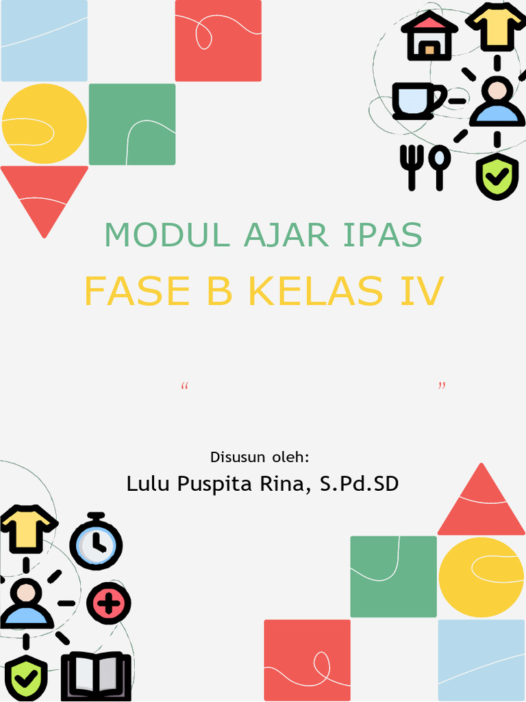 Modul Ajar Ipas KLS 4 | PDF | Karier & Perkembangan