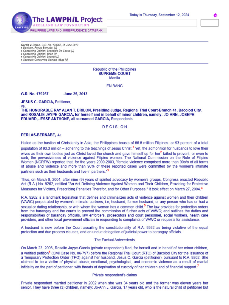 Garcia | PDF | Injunction | Equal Protection Clause