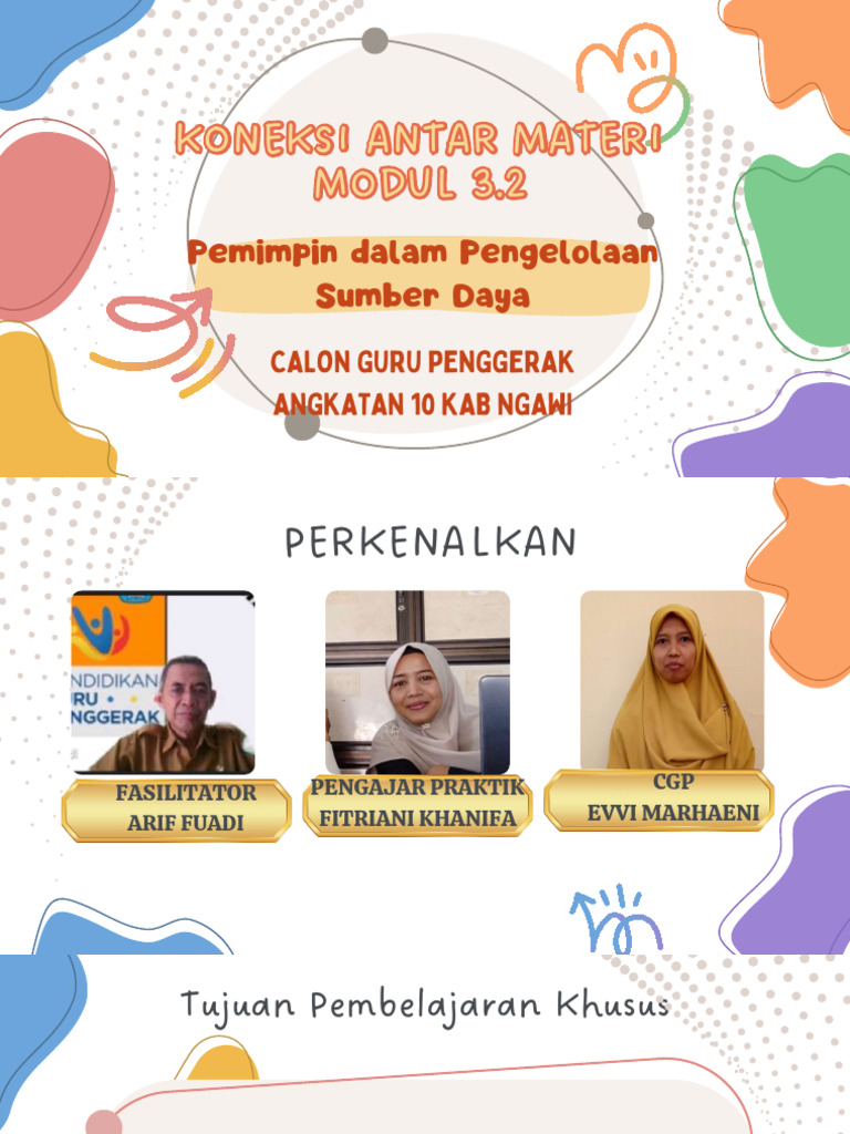 KONEKSI ANTAR MATERI MODUL 3.2 - Compressed | PDF