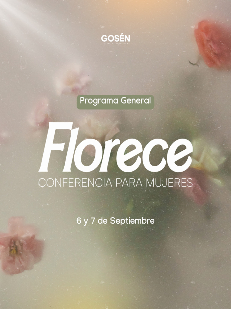 Programageneral Florece | PDF | Cocina, comidas y vino | Hogar, jardinería y bricolaje