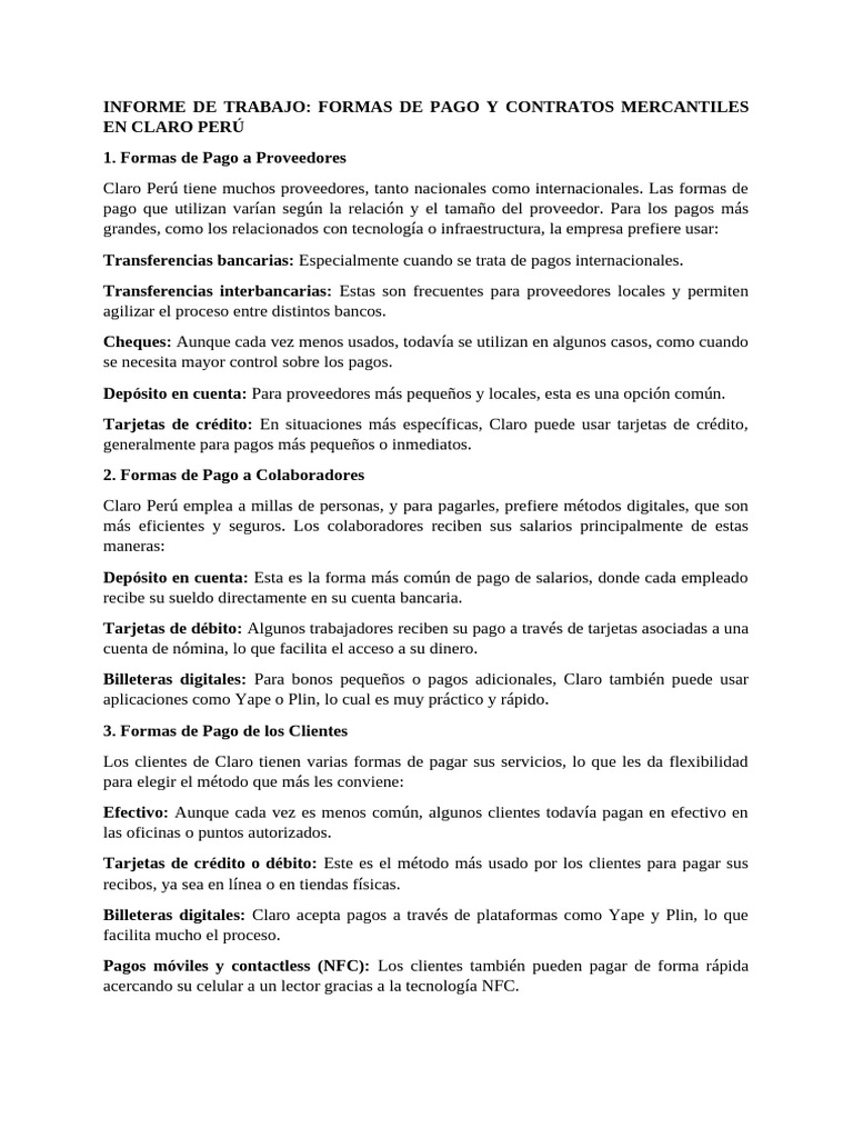 INFORME de TRABAJO - TA2 - Legislación Comercial y Laboral | PDF | Bancos | Tarjeta de débito