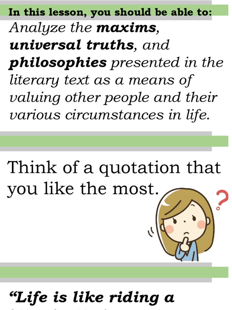 G7 Maxims Universal Truths and Philosophies in Poetry ENGLISH | PDF