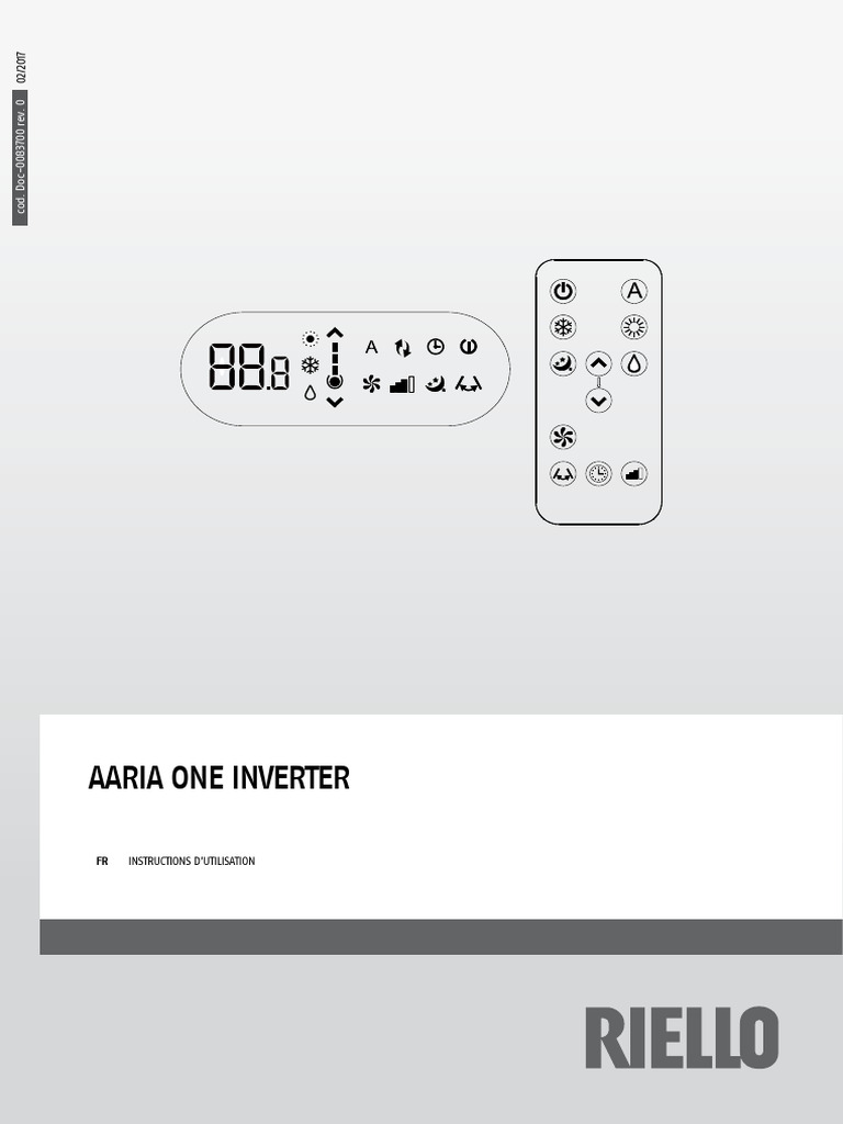 Manuel d'utilisation AARIA ONE INVERTER | PDF | Climatisation ...