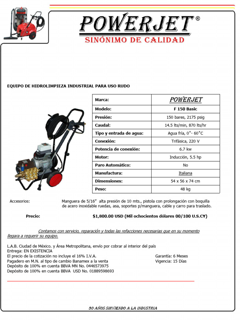 HIDROLAVADORAS | PDF