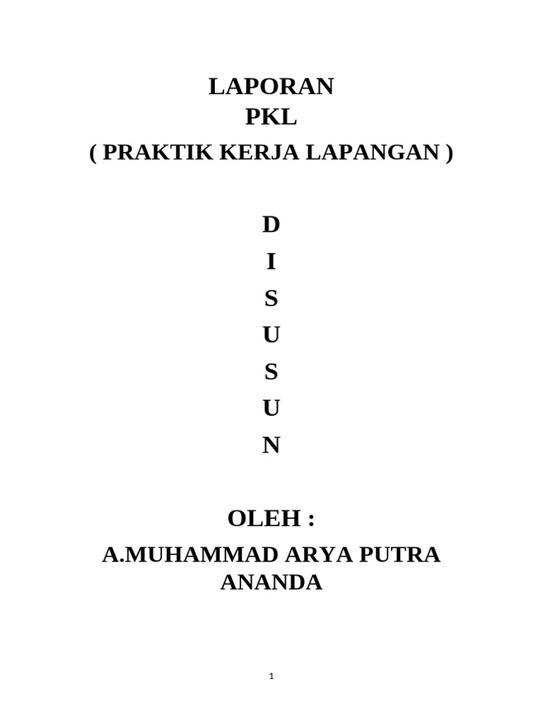 LAPORAN1 PKL | PDF | Komputer LAPORAN1 PKL | PDF | Komputer