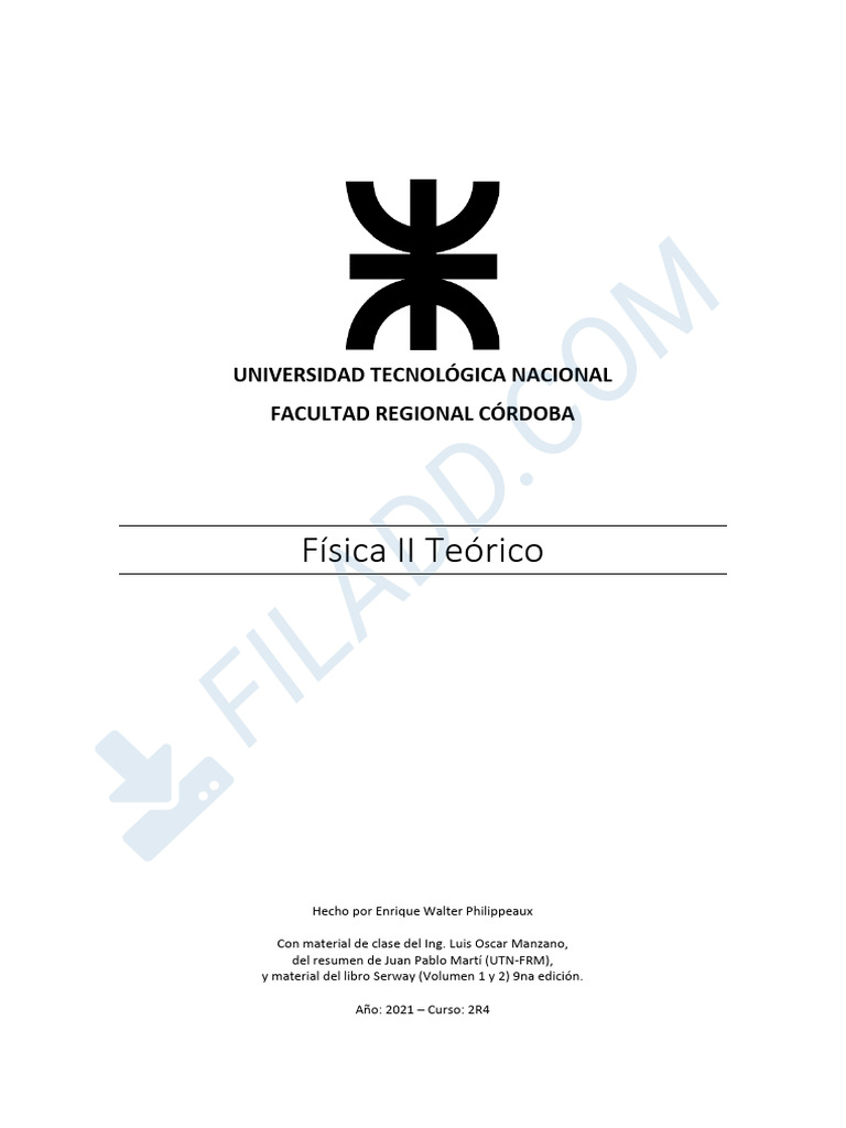 Fisica II Teorico | PDF | Calor | Temperatura Fisica II Teorico | PDF | Calor | Temperatura