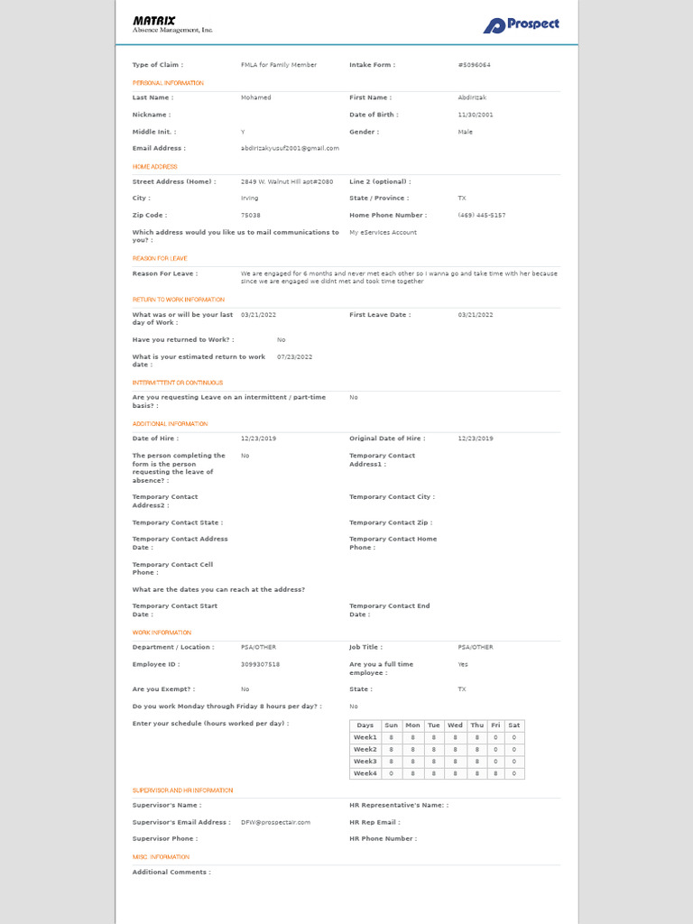 Intake 5096064 | PDF | Employee Relations | Labor