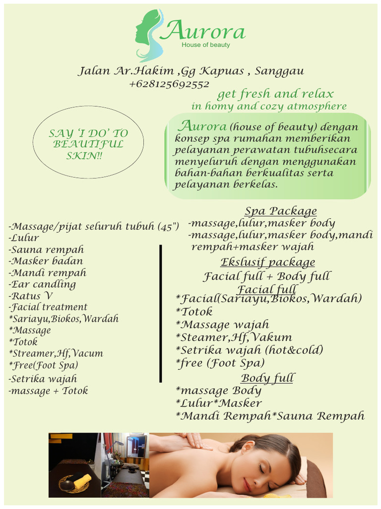 aurora house of beauty pdf | PDF | Leisure Activities