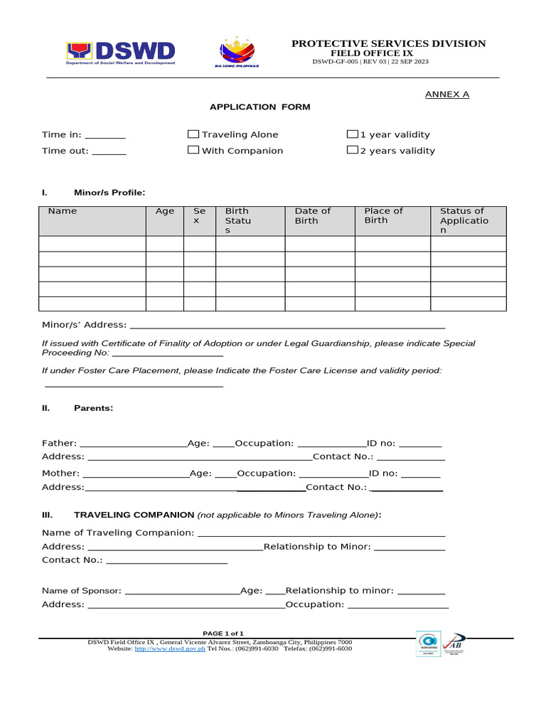 Mta Application Form 2024 1 | PDF | Childhood | Parenting