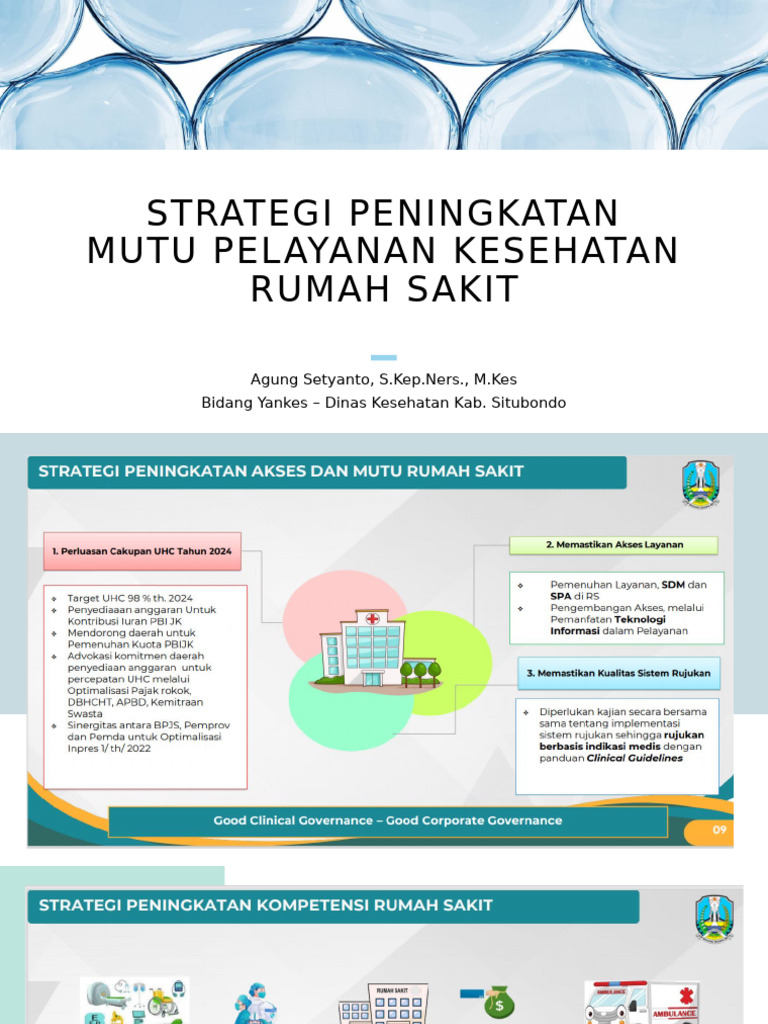 Strategi Peningkatan Mutu Pelayanan Kesehatan Rs | PDF | Karier & Perkembangan | Bisnis