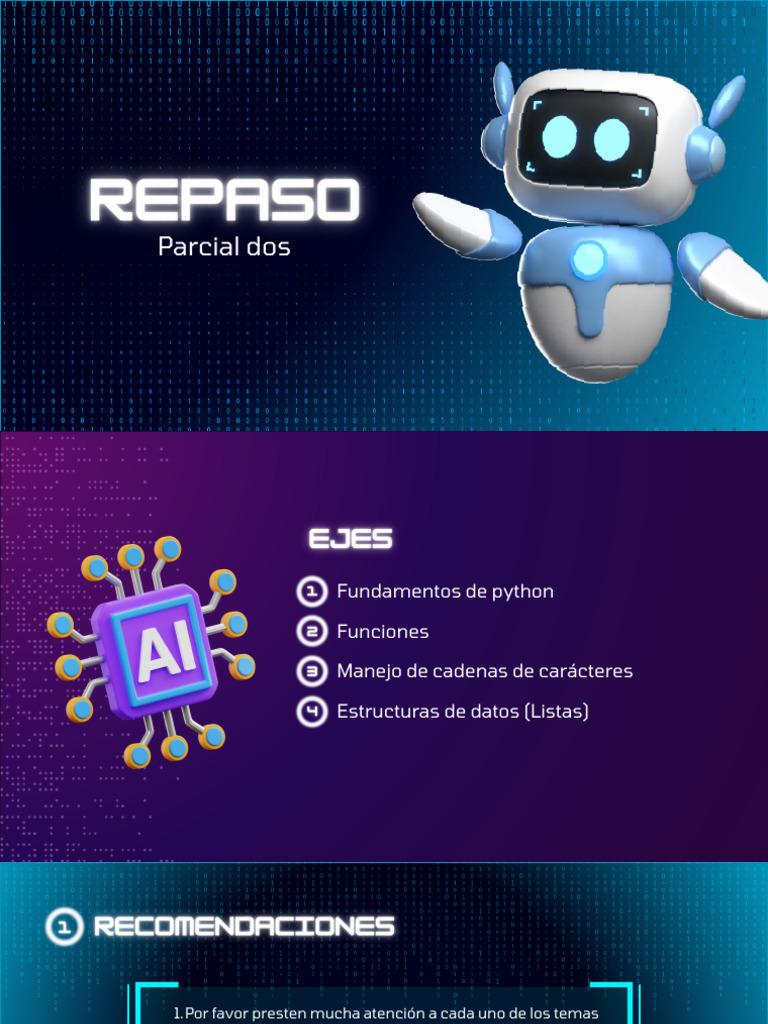 REPASO | PDF | Python (lenguaje de programación) | Ciencias de la Computación