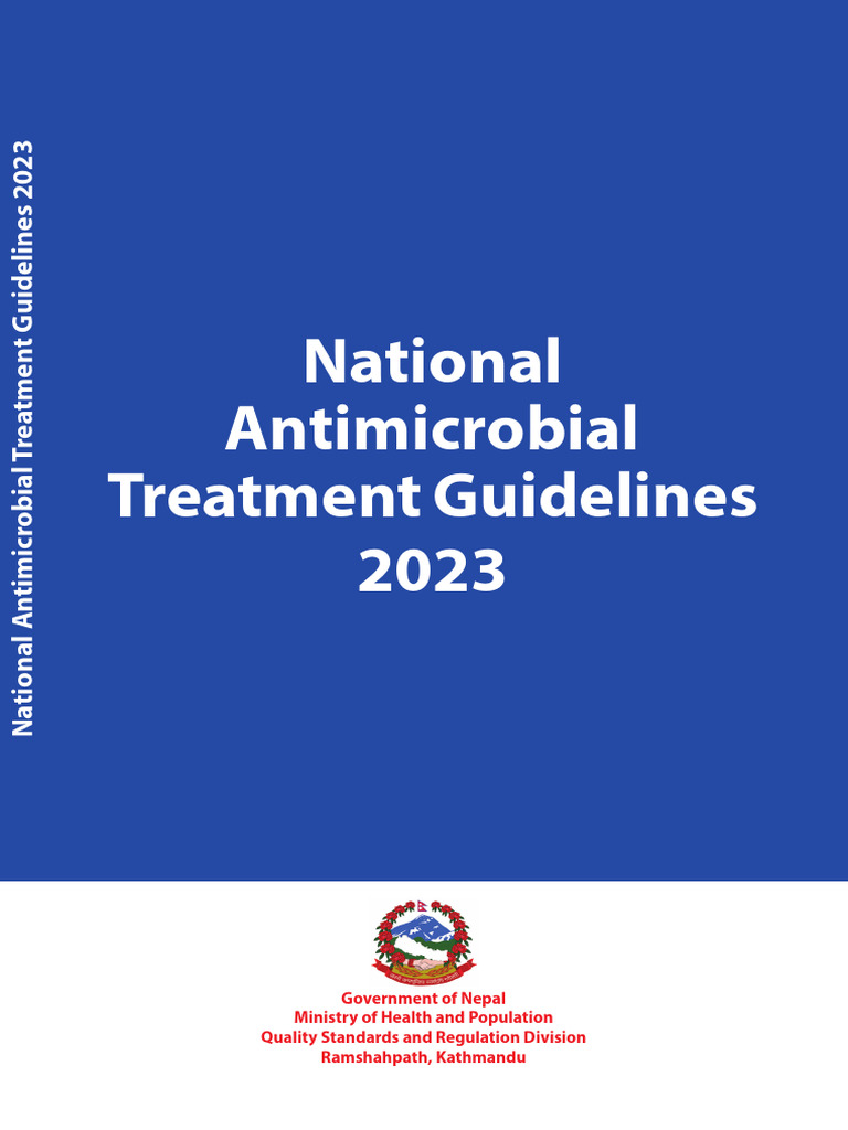 Antimicrobial Treatment Guidelines 2023 | PDF | Pneumonia | Antimicrobial Resistance