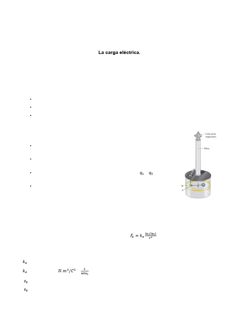 Unidad 3 Electrostática y Campos Eléctricos 1° Parte | PDF | Carga ...