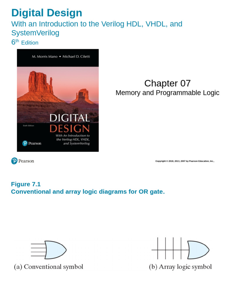 mano6e_ch07 | PDF | Computer Engineering | Digital Electronics