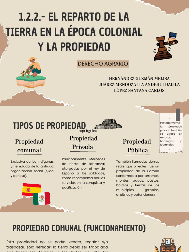 Reparto de Tierra en la Época Colonial | PDF | Nueva españa