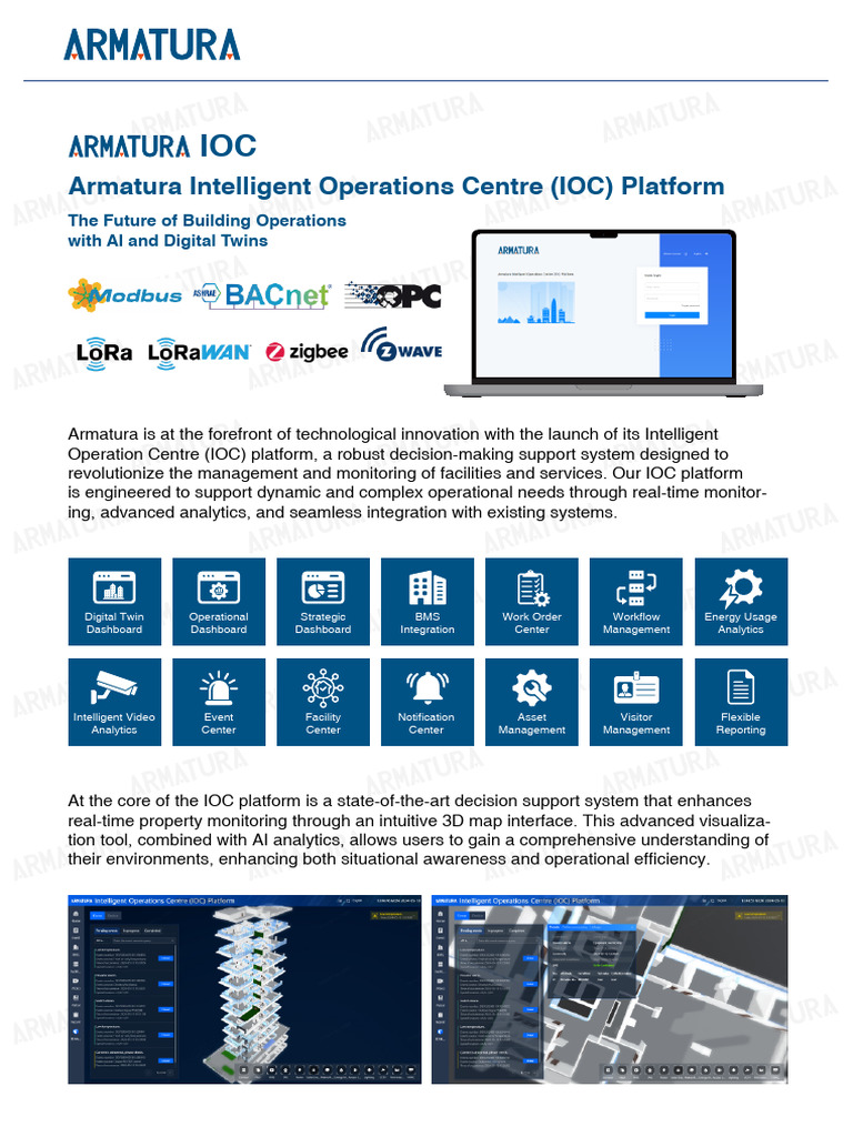 Armatura Intelligent Operations Centre (IOC) Platform Datesheet ...