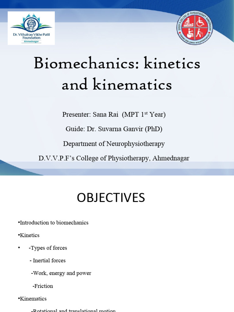 Biomechanics (Kinetics and Kinematics) | PDF | Force | Stress (Mechanics)