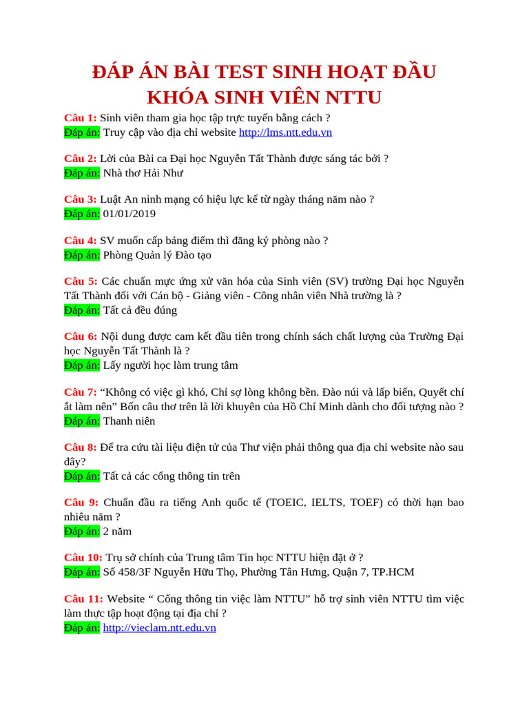 Tài Liệu Shdk Nttu | PDF