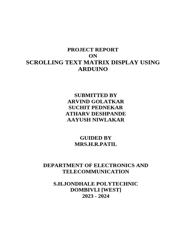Major project 2.0 | PDF | Printed Circuit Board | Light Emitting Diode