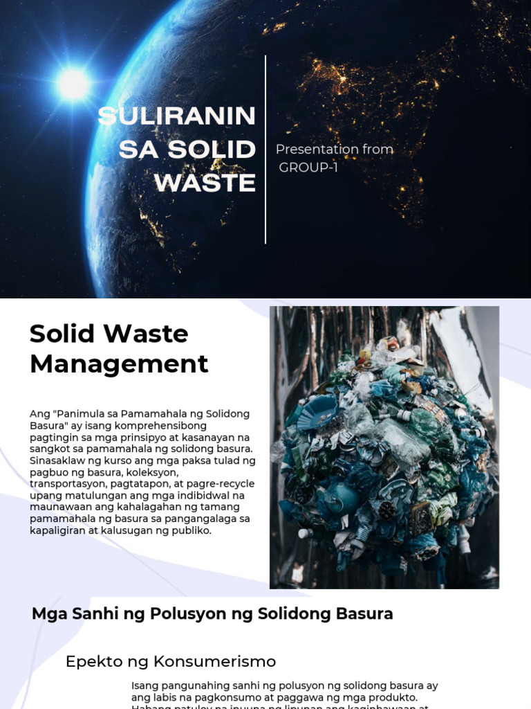 Suliranin Sa Solid Waste - PPTX 20240830 215415 0000 | PDF