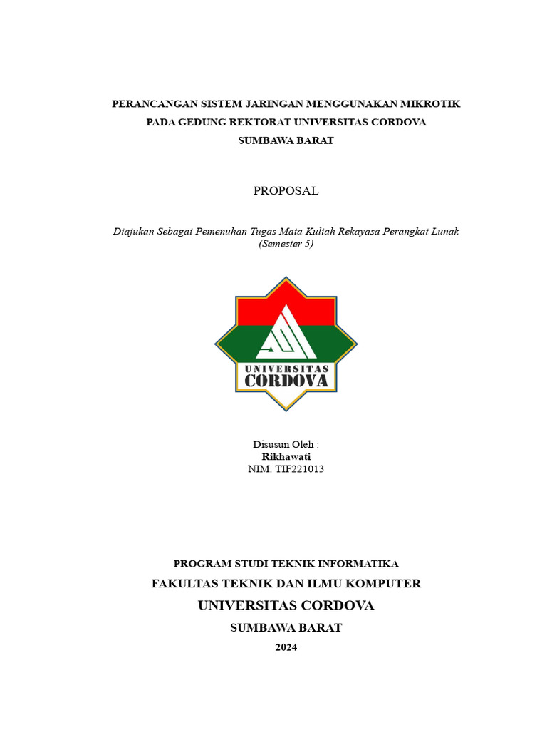 PROPOSAL RPL Rikhaaa | PDF