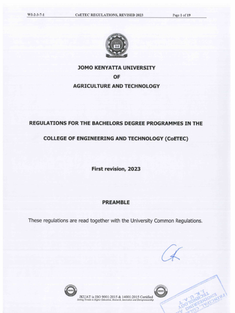 CoETEC Revised Regulations 2023-2 | PDF