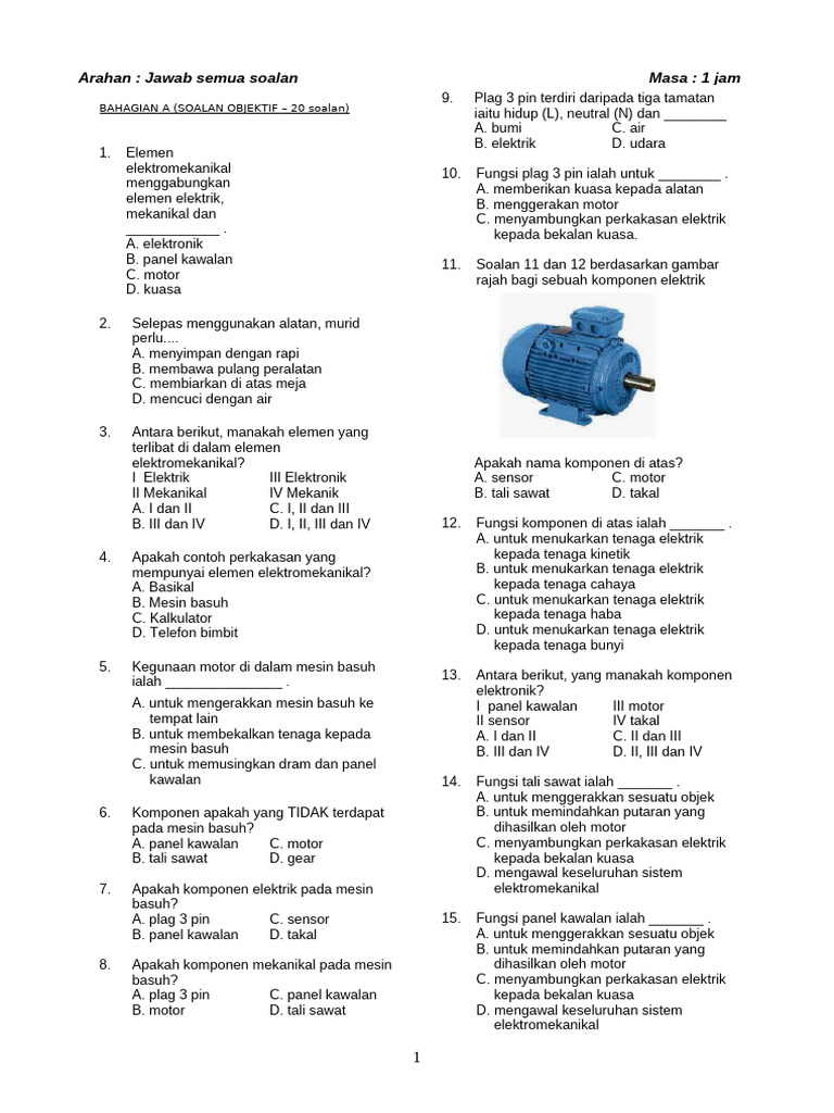 Ujian Uasa RBT Y6 | PDF