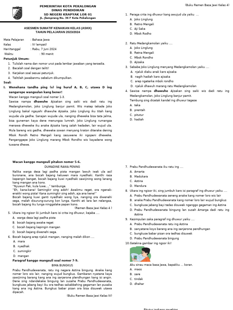 Bjawa KLS 4 SMT 2 | PDF