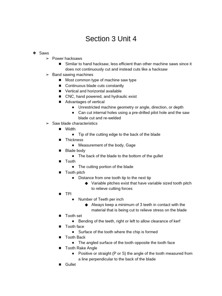 Precision Manufacturing Notes 4 | PDF | Drill | Drilling