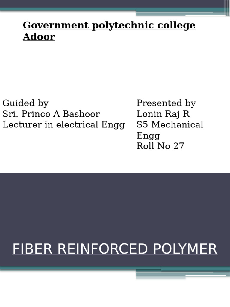 Lenin | PDF | Fibre Reinforced Plastic | Composite Material