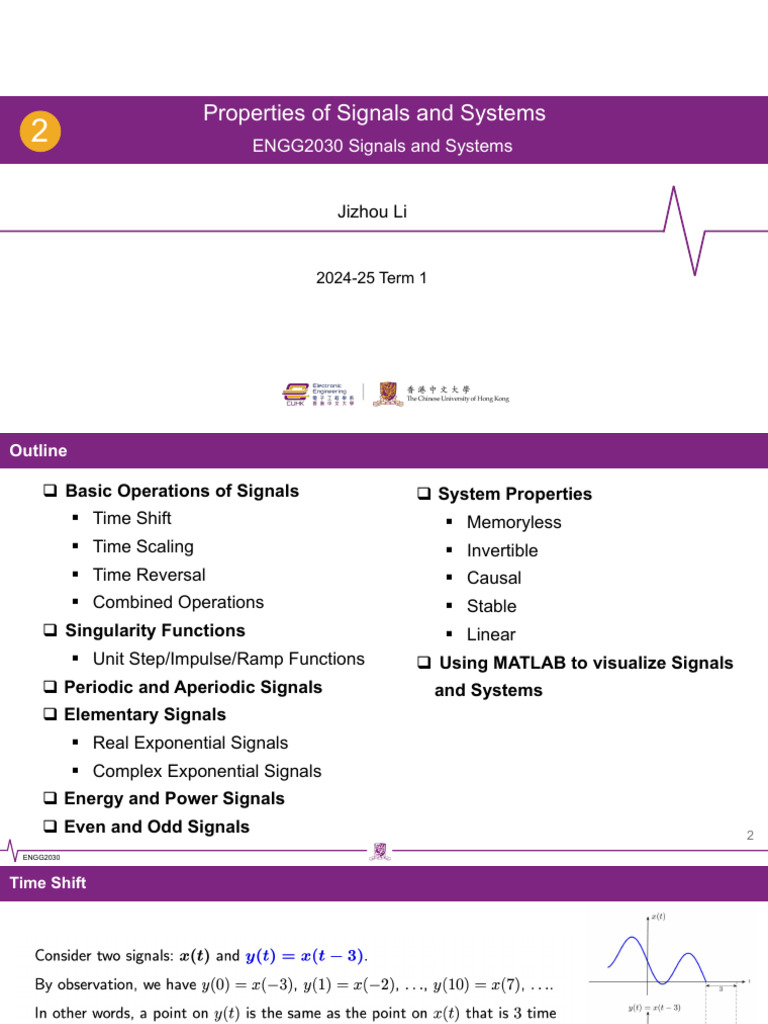 Signals & Systems Overview | PDF | Mathematical Analysis | Applied Mathematics