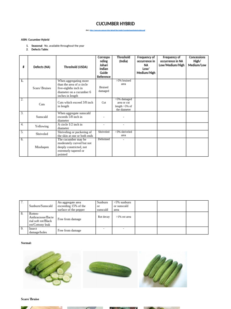 CUCUMBER HYBRID,, | PDF