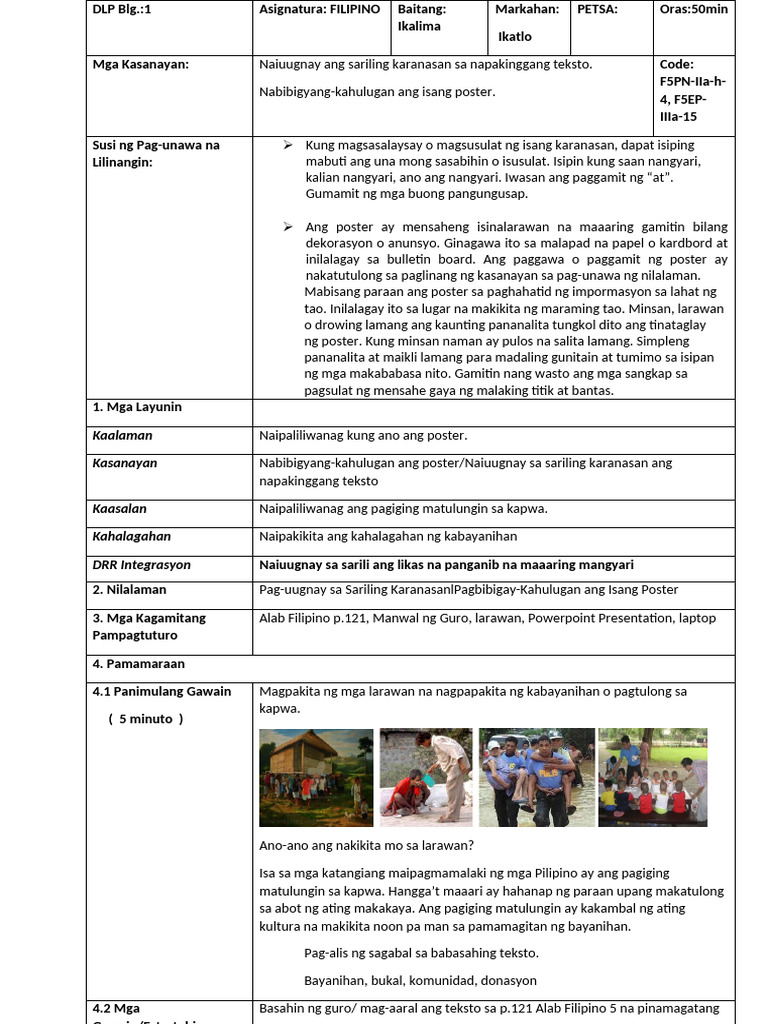 Q3 DLP 1 Fil 5 | PDF