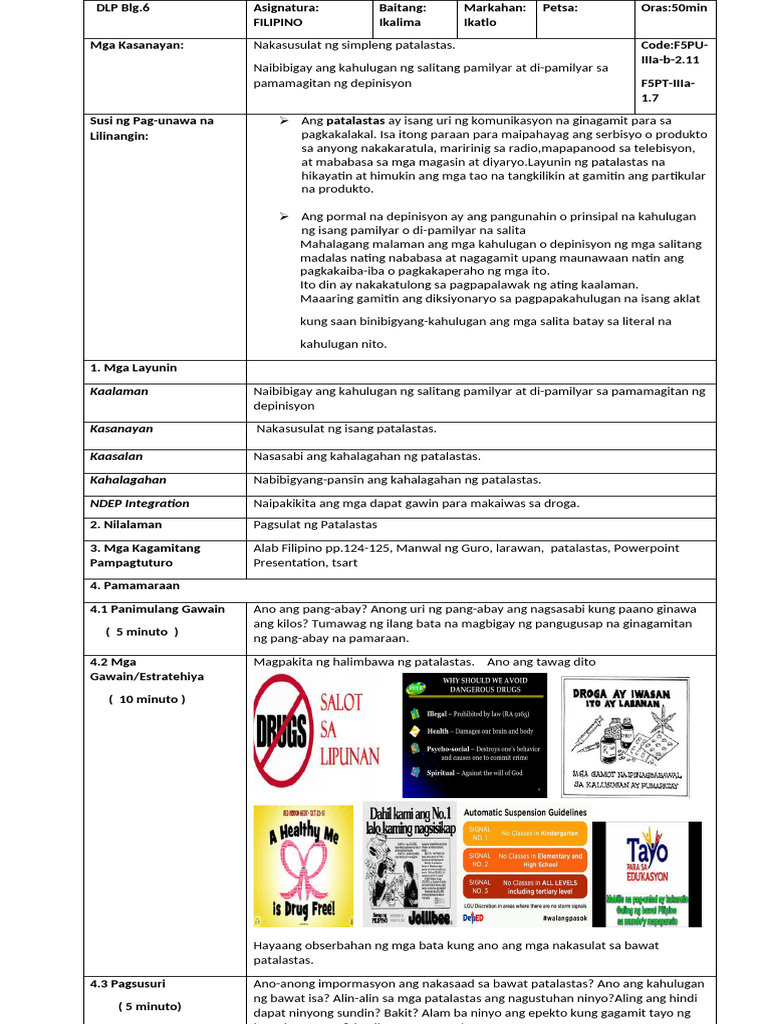 Q3 DLP 3 FIL 5 | PDF