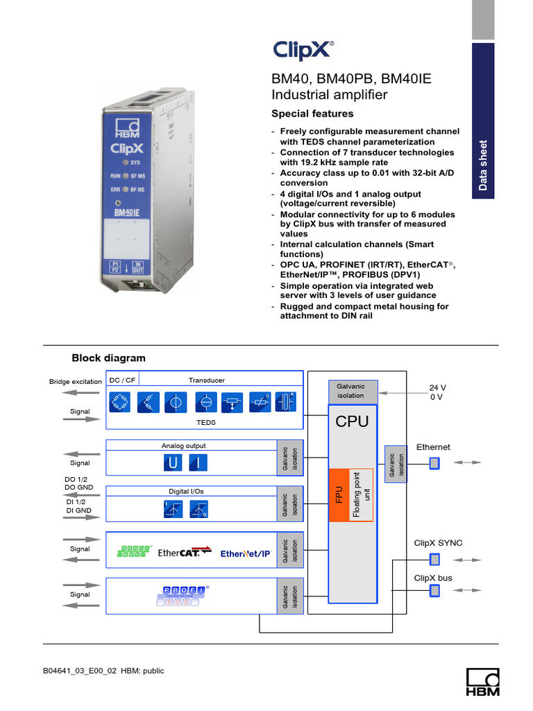 ClipX-TD B04641 en Spec Sheet | PDF