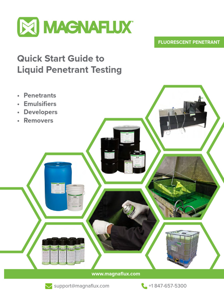 Liquid Penetrant Testing Quick Guide | PDF | Physical Sciences | Materials