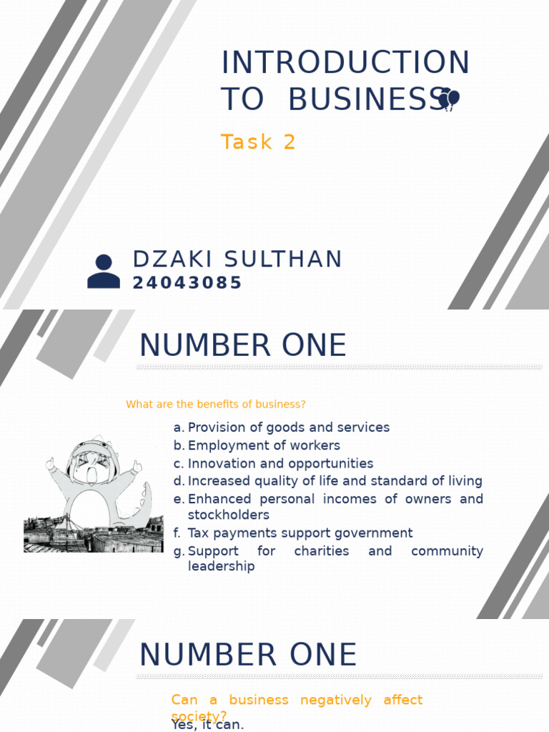 Dzaki Sulthan - 24043085 - Task 2 Introduction To Business | PDF | Inflation | Unemployment