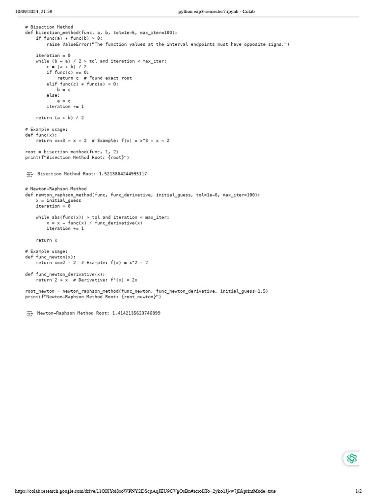 python exp3-semester7.ipynb - Colab | PDF