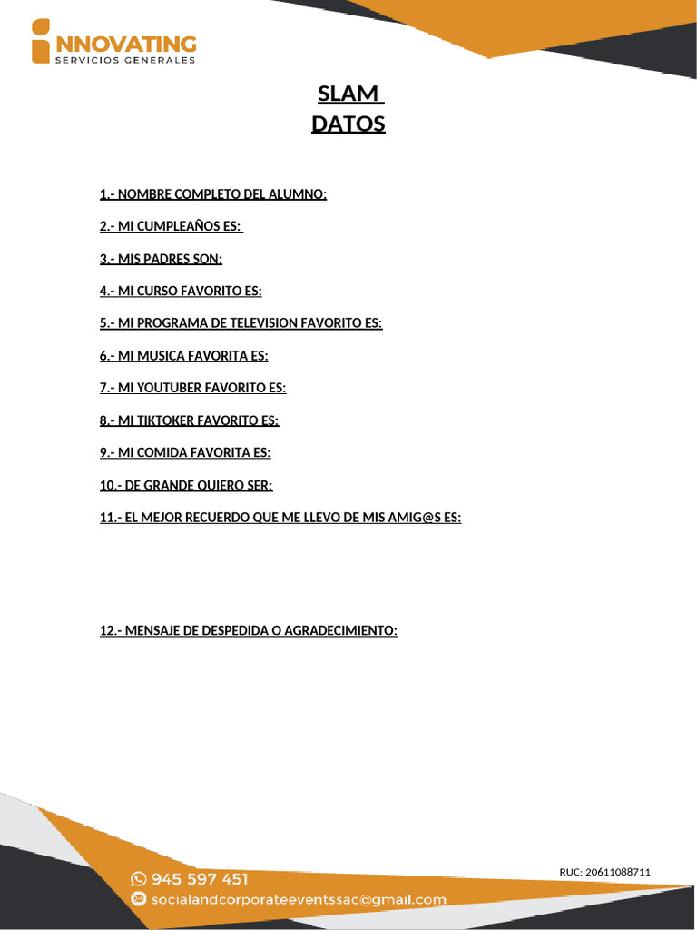 SLAM | PDF | Cocina, comidas y vino