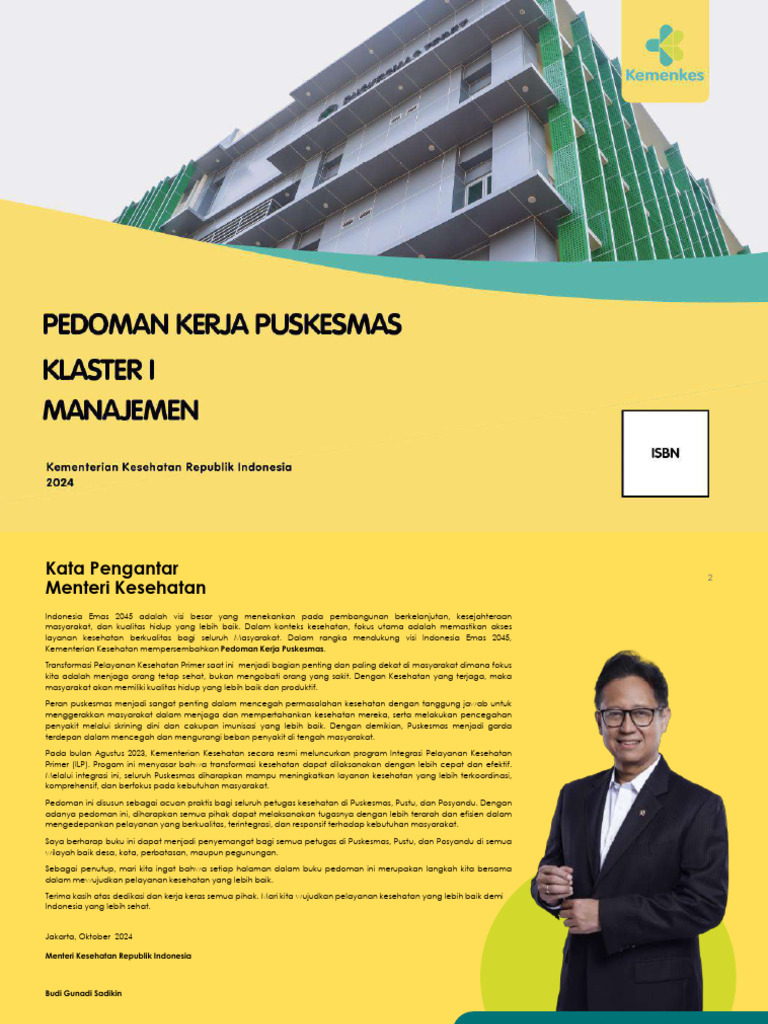 Pedoman Pelaksanaan ILP Puskesmas Klaster 1 | PDF | Ilmu Sosial ...