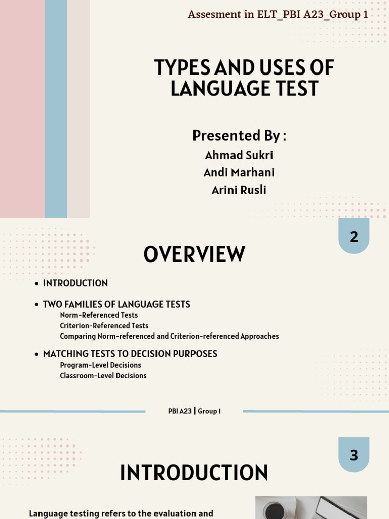 Group1 Assesment in ELT2 PDF | PDF | Educational Assessment | Cognition
