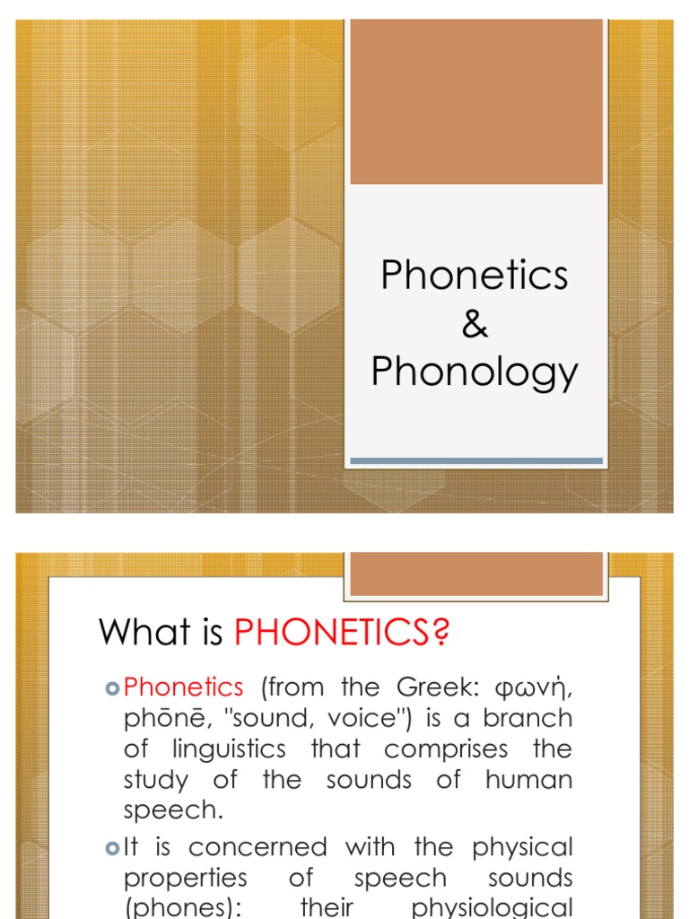 Phonetics | PDF | Phonetics | Phonology