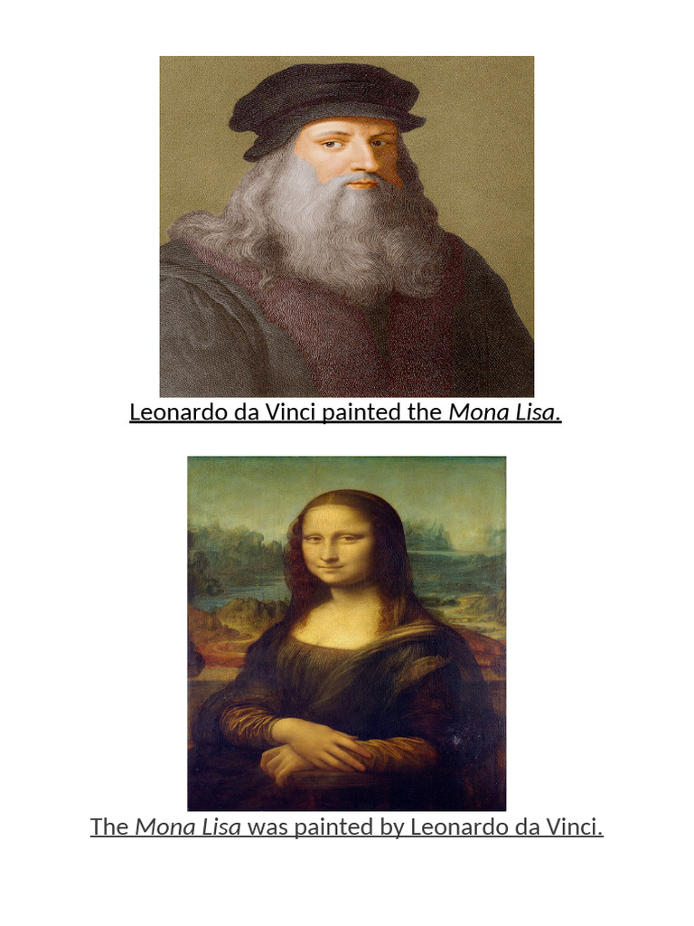 Leonardo & Mona Lisa | PDF | Art | Classics
