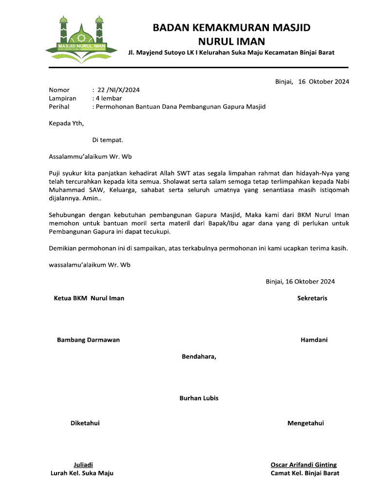 Proposal Gapura | PDF