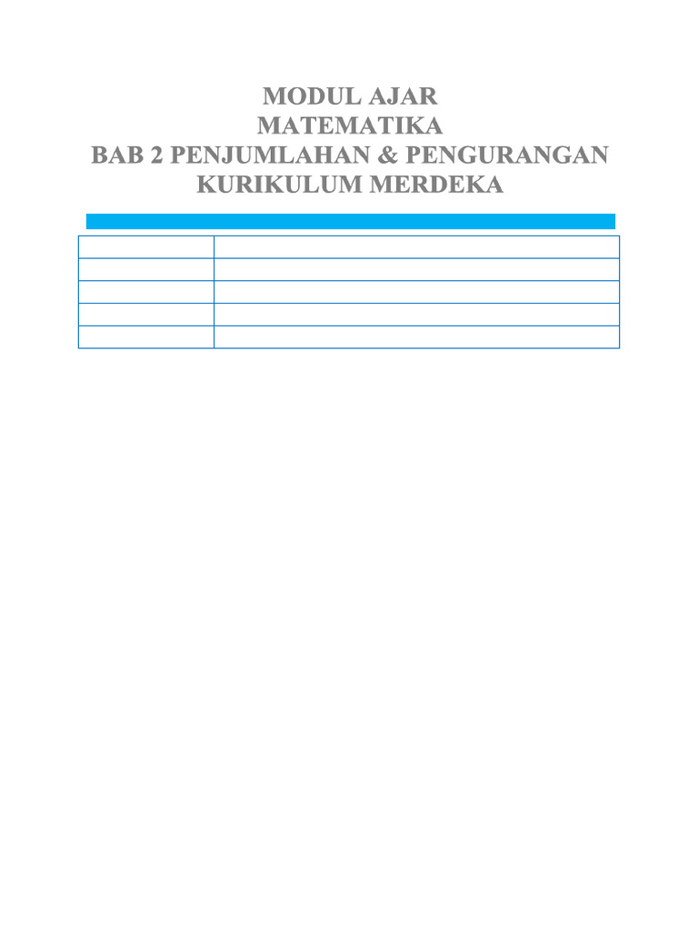 Modul Ajar Niken | PDF