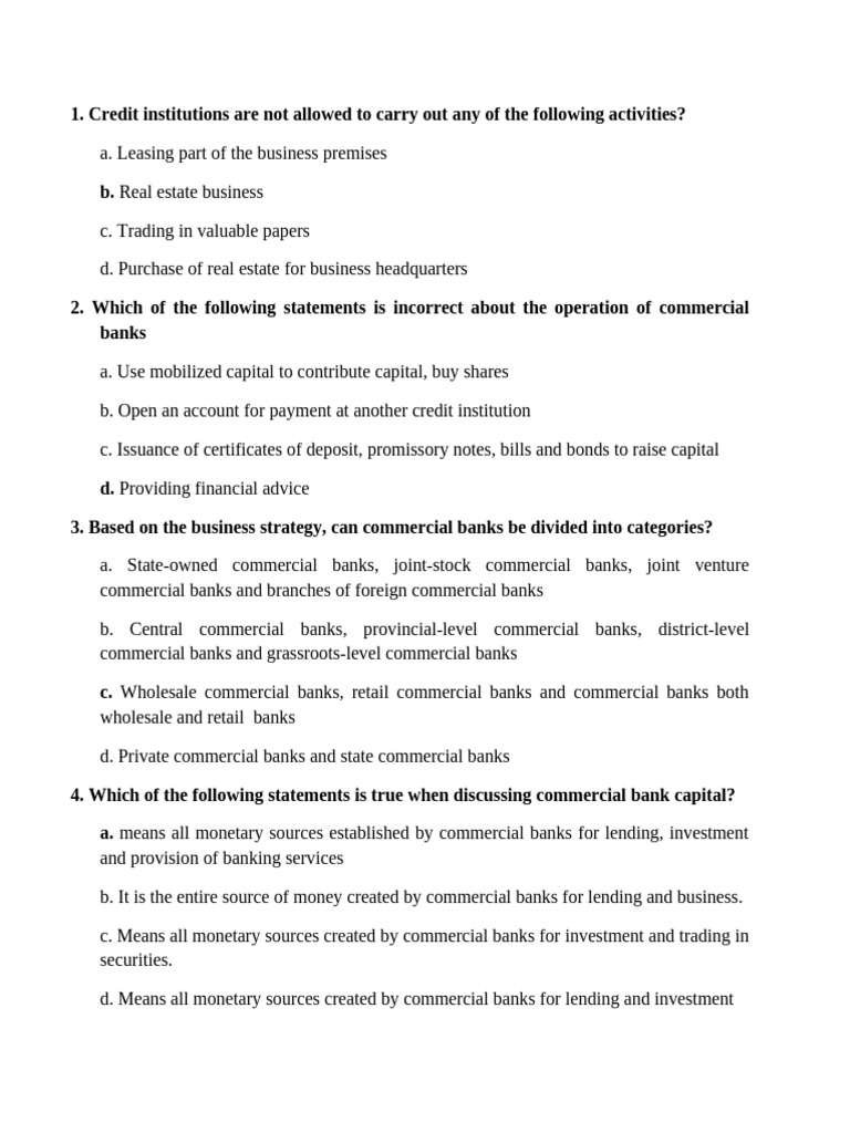 TN T.anh 1 | PDF | Debt | Banks