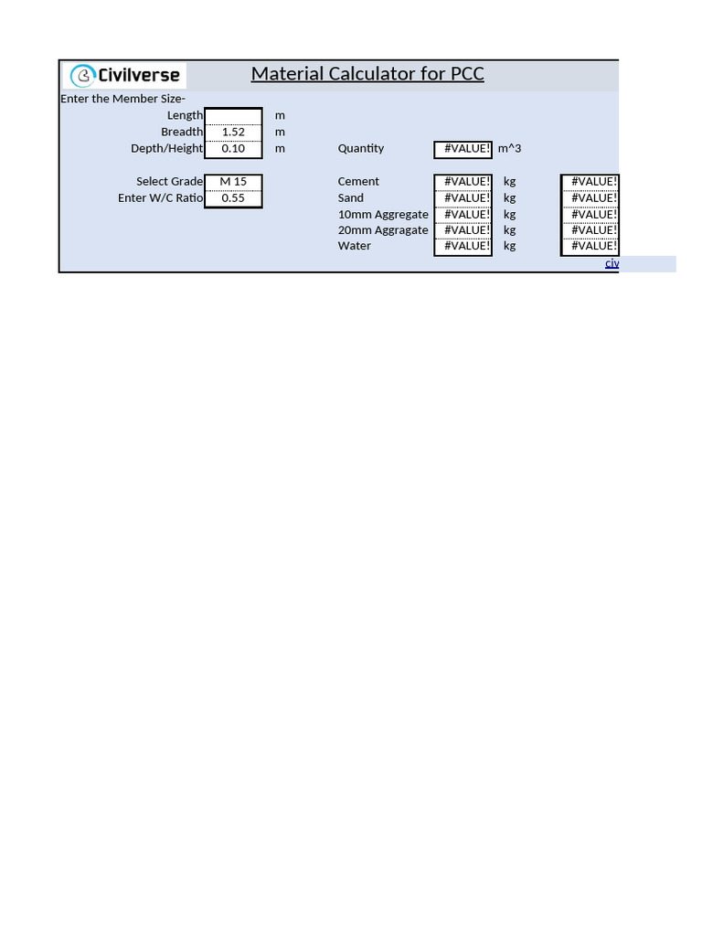 Construction-Material-Calculator | PDF