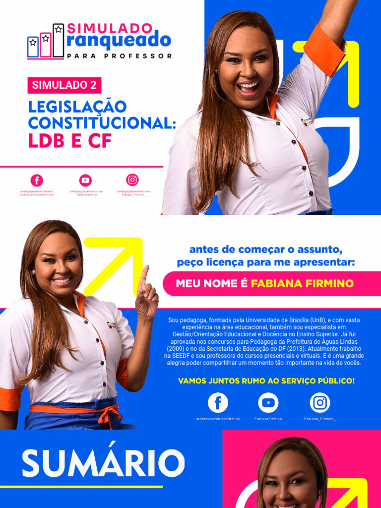 Slides Simulado 2 LDB Legislacao Educacional Aluno | PDF | Pré-escola | Pedagogia